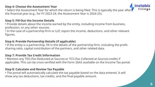 Key Steps to Successfully File Your ITR-5 Return | PPTX