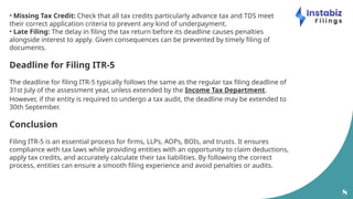 Key Steps to Successfully File Your ITR-5 Return | PPTX