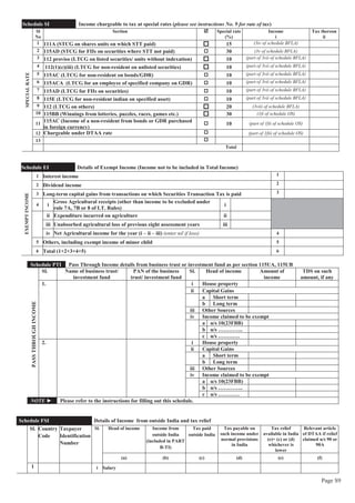Itr 3 | PDF | Personal Taxes | Personal Finance