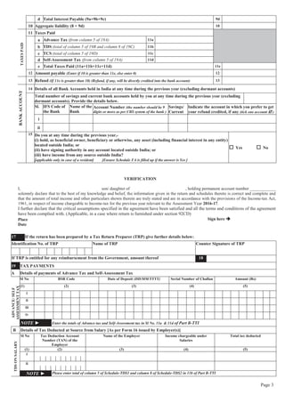 Itr 3 | PDF | Personal Taxes | Personal Finance