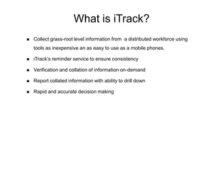 iTrack Simplifying Information Tracking | PDF