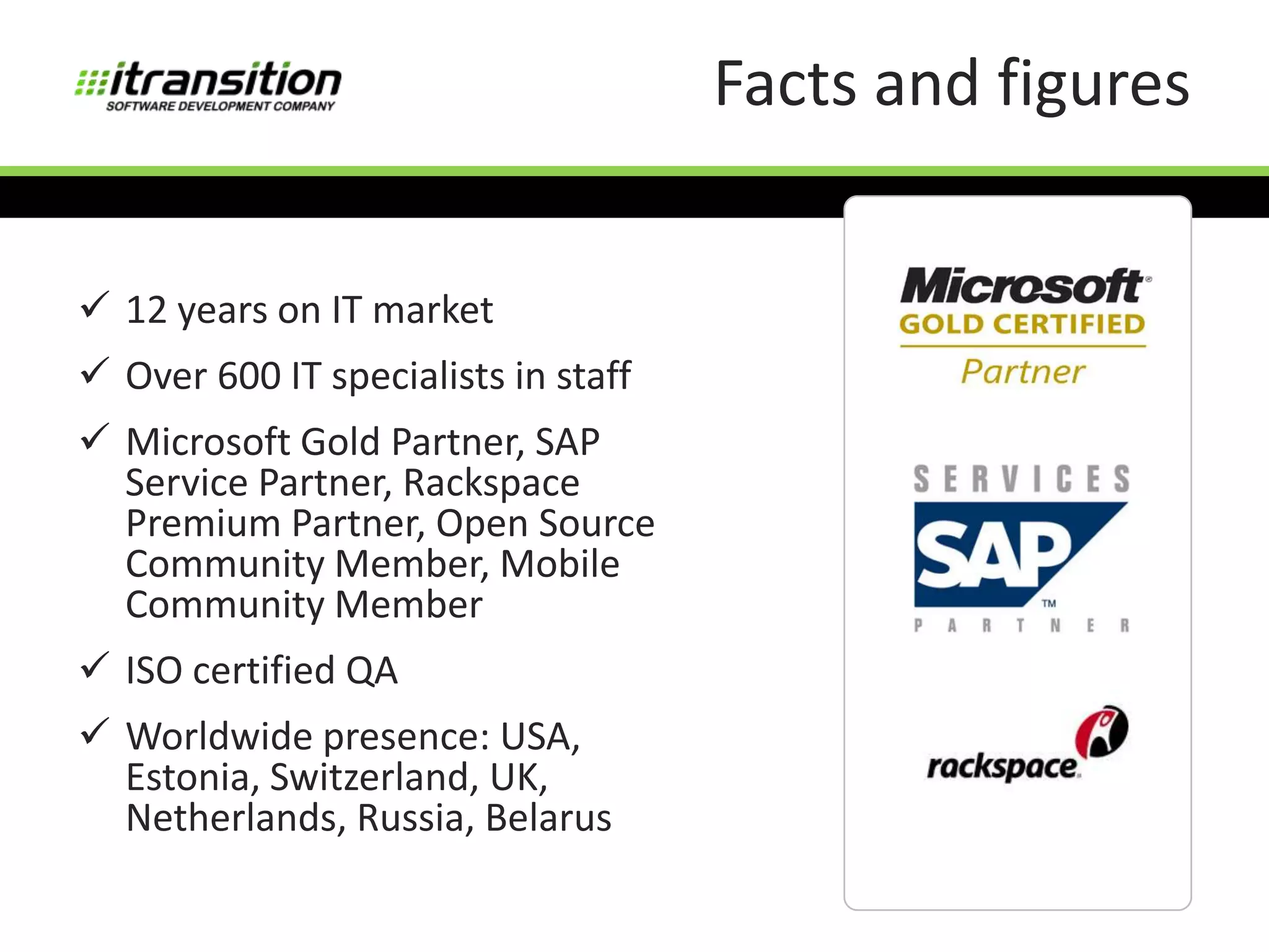 Itransition at a glance 2011 | PPTX