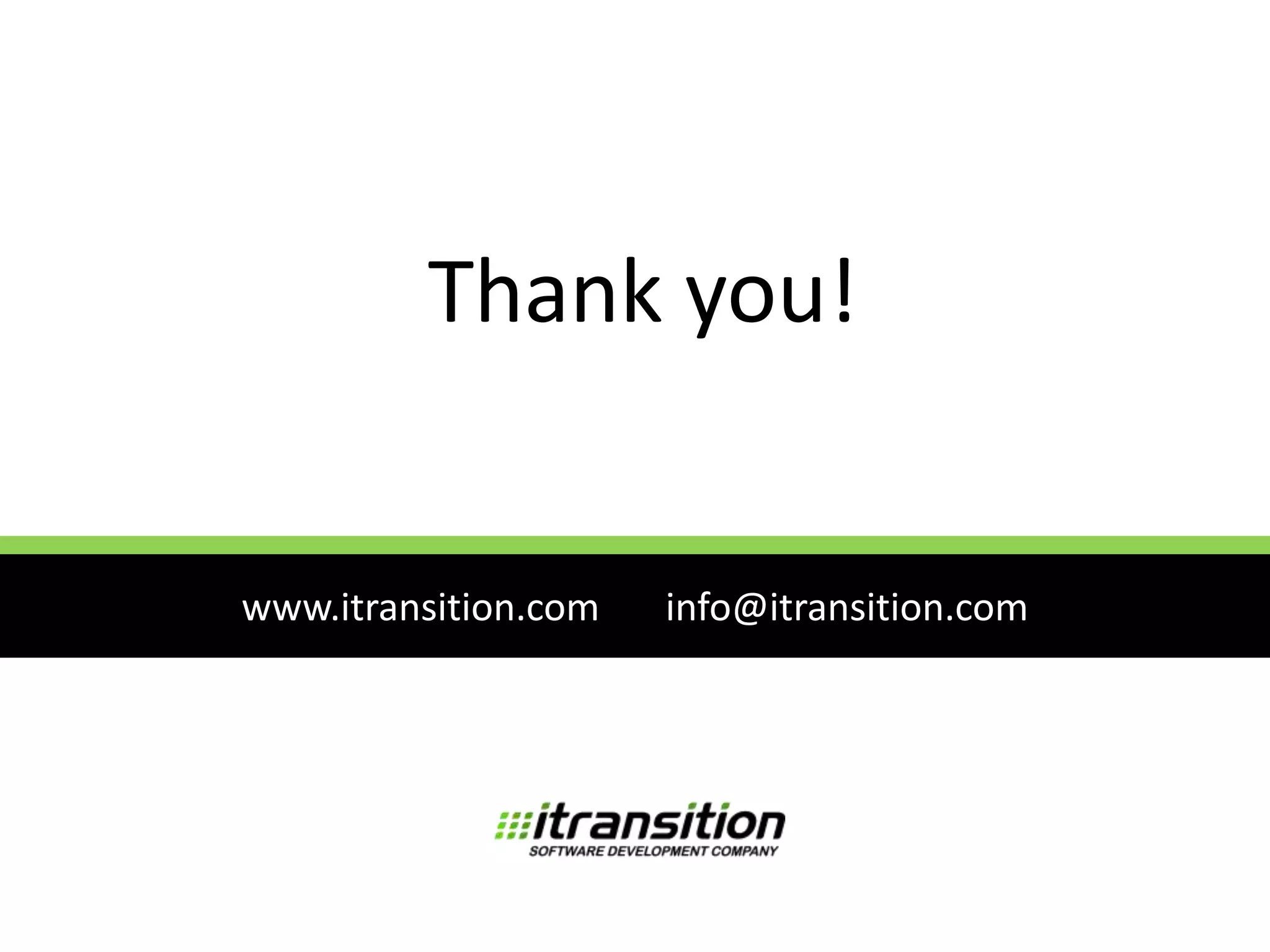 Itransition at a glance 2011 | PPTX