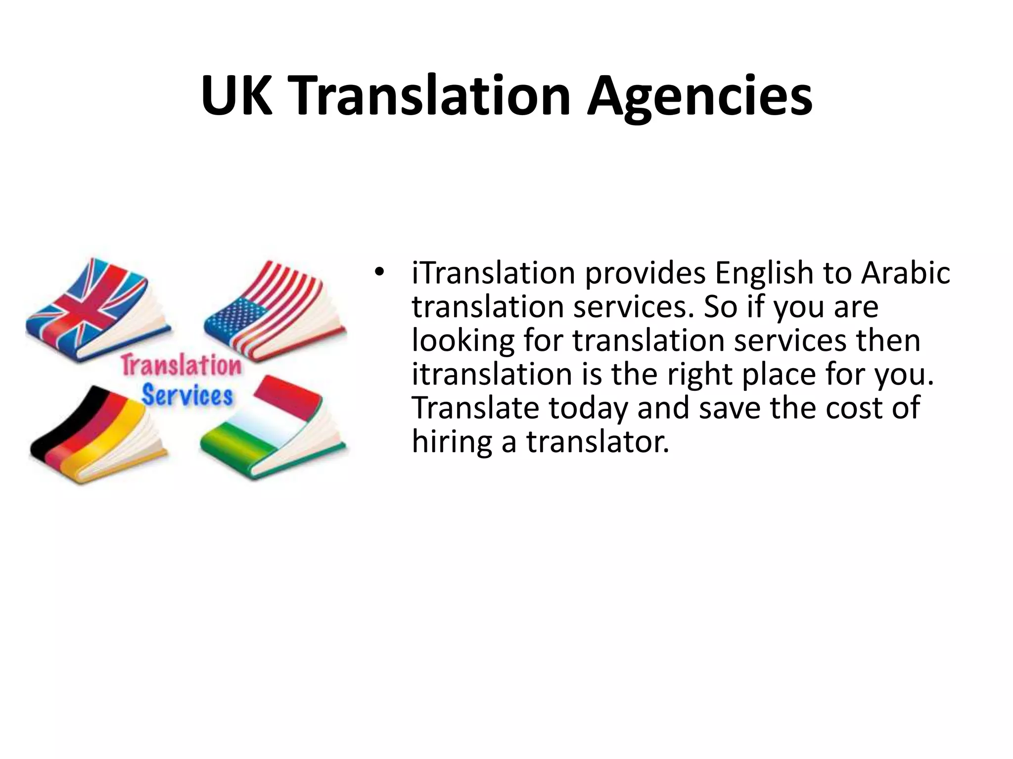 UK Translation Agencies | PPT