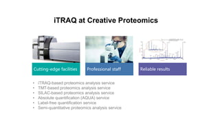 Mass Spectrometry-Based Proteomics Quantification: iTRAQ | PPTX