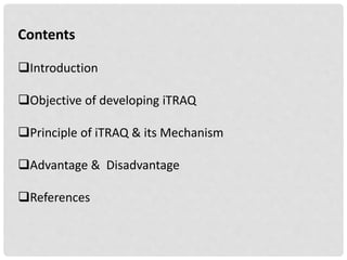 itraq protein quatification technique | PPT