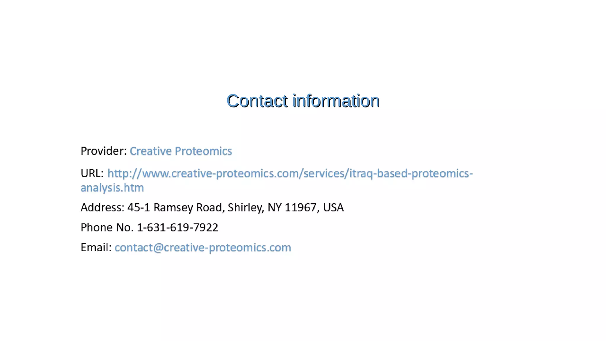 Itraq proteomics | PPT