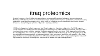 Itraq proteomics | PPT