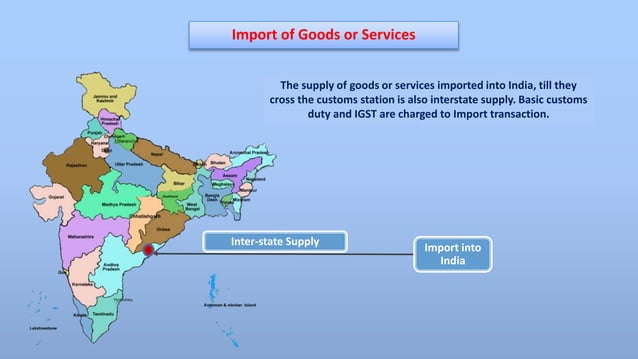 Intrastate and Interstate Supply under GST | PPTX