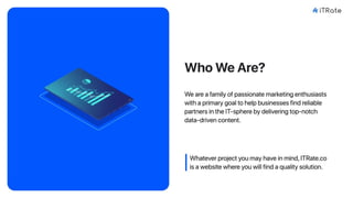 Hello, we are iTRate | PDF