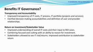 MAKING SENSE OF IT GOVERNANCE | PPT