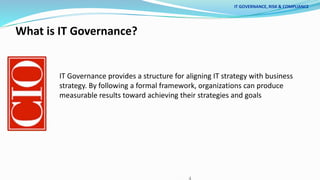 MAKING SENSE OF IT GOVERNANCE | PPT