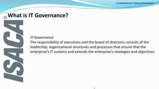 MAKING SENSE OF IT GOVERNANCE | PPT