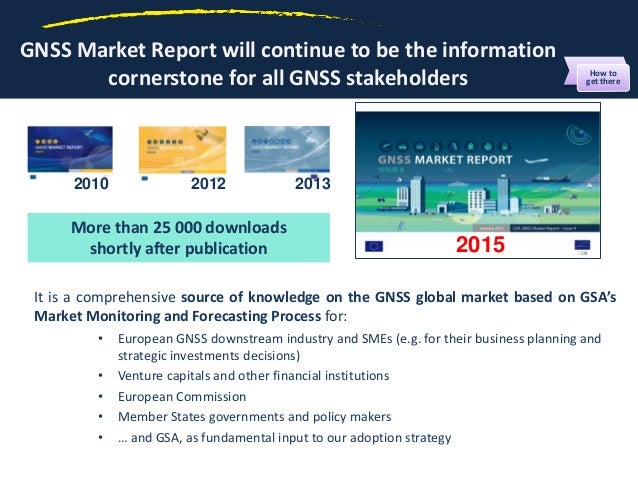 Developing the market and ensuring uptake of European GNSS