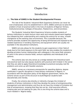 SIWES Industrial Training report (NIGERIA) | PDF