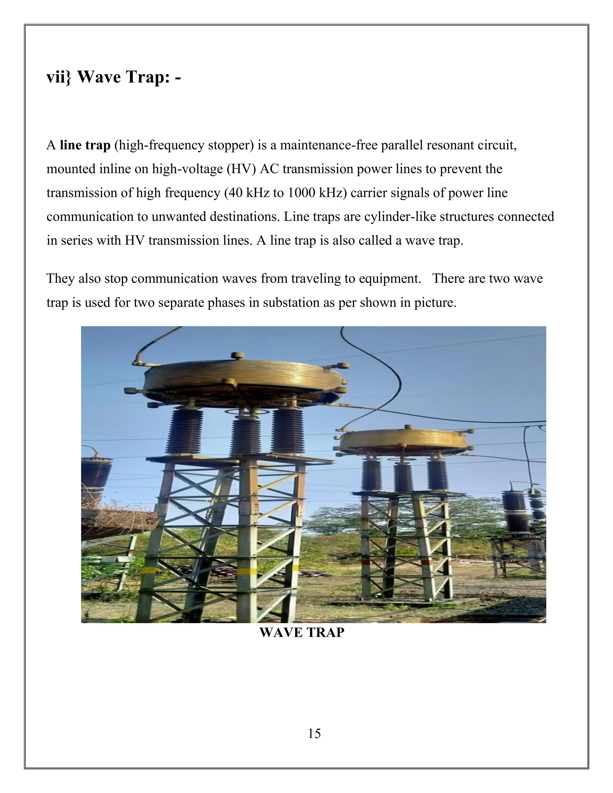 Industrial training report on 220Kv Substation MAHATRANSCO. | PDF