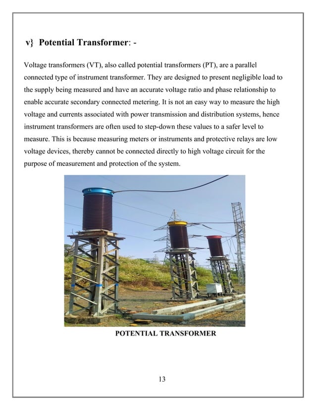 Industrial training report on 220Kv Substation MAHATRANSCO. | PDF