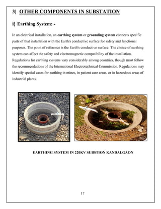 Industrial training report on 220Kv Substation MAHATRANSCO. | PDF