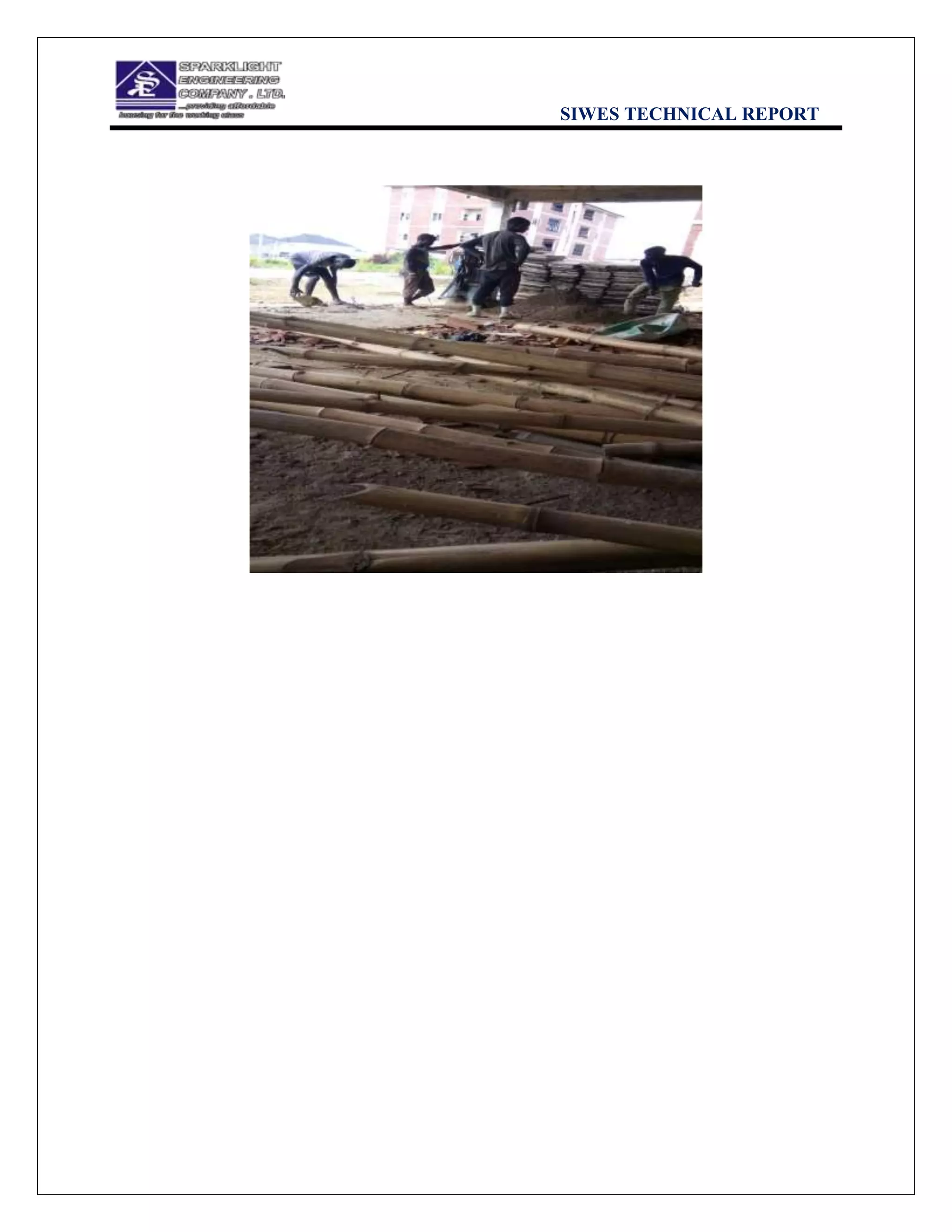 SIWES TECHNICAL REPORT SAMPLE | PDF