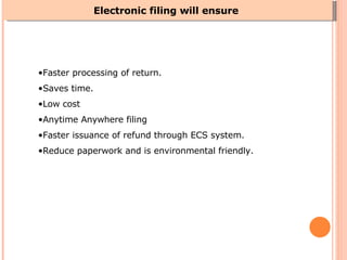 It Return Filing | PPT