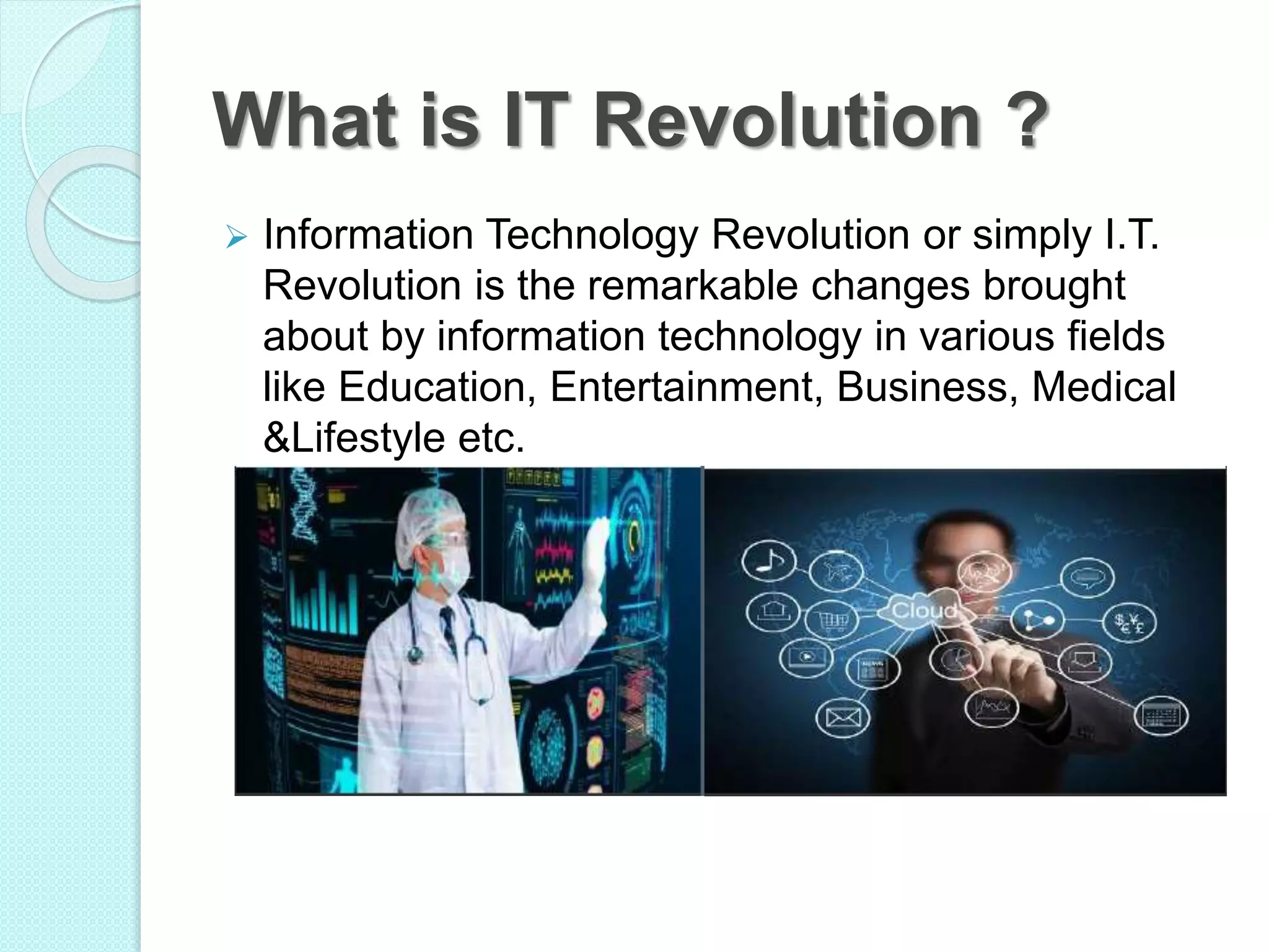 Information Technology revolution | PPTX