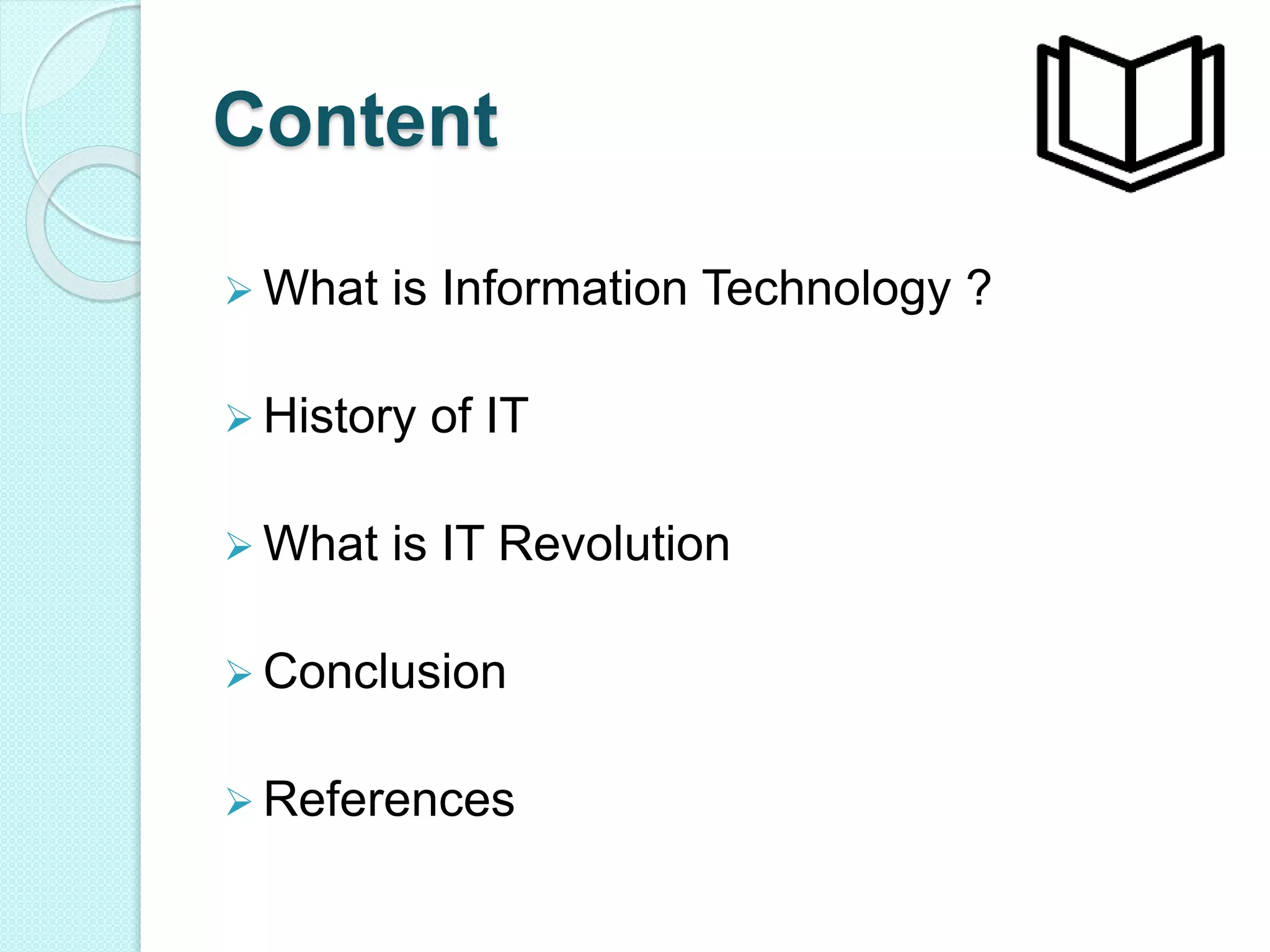 Information Technology revolution | PPTX