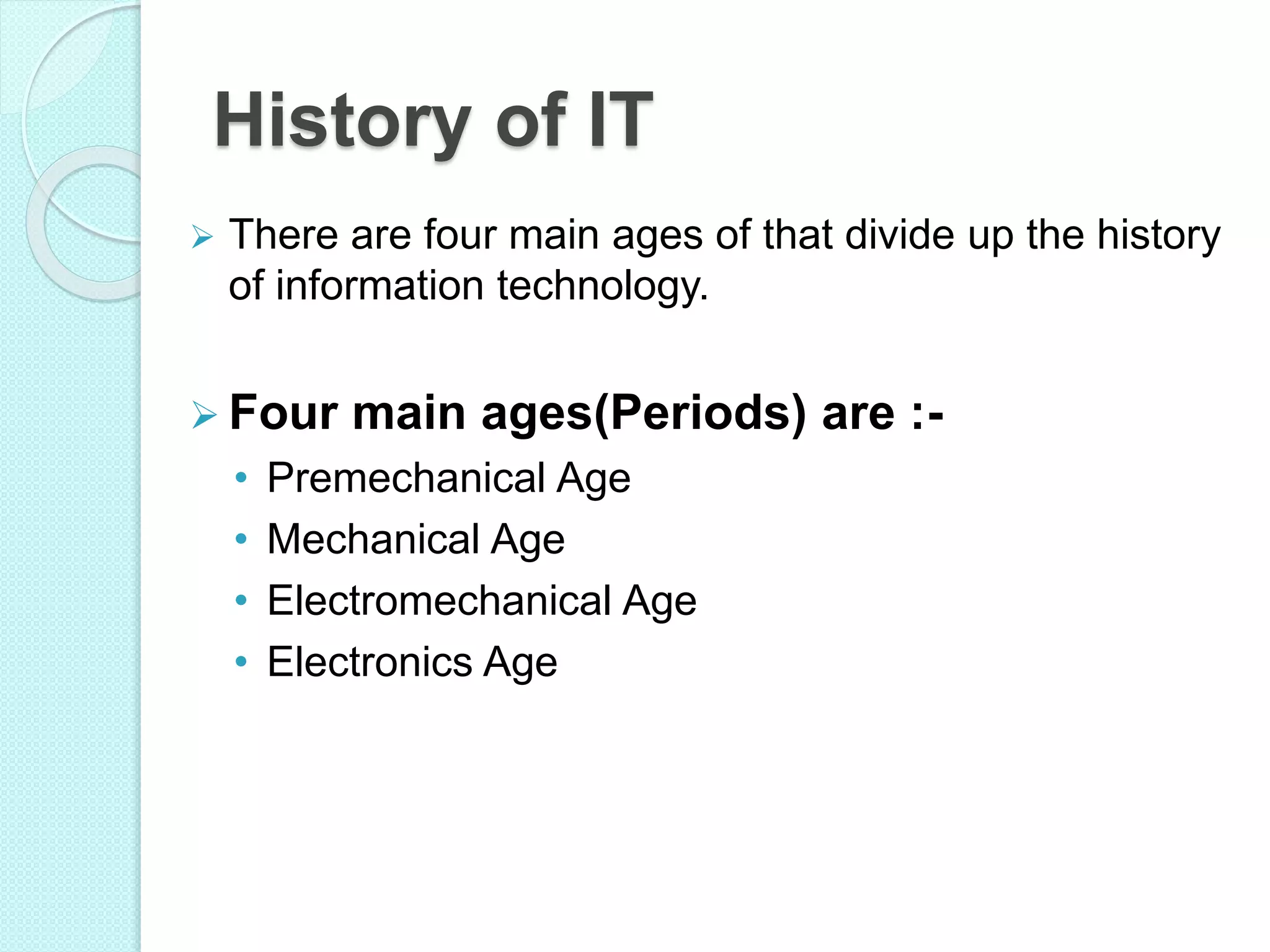 Information Technology revolution | PPTX