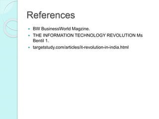 Information Technology revolution | PPTX