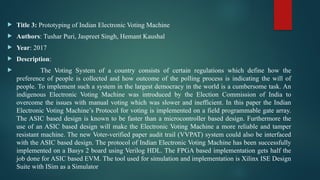 project _ for level protected voting machine_PPT.pptx | Free Download
