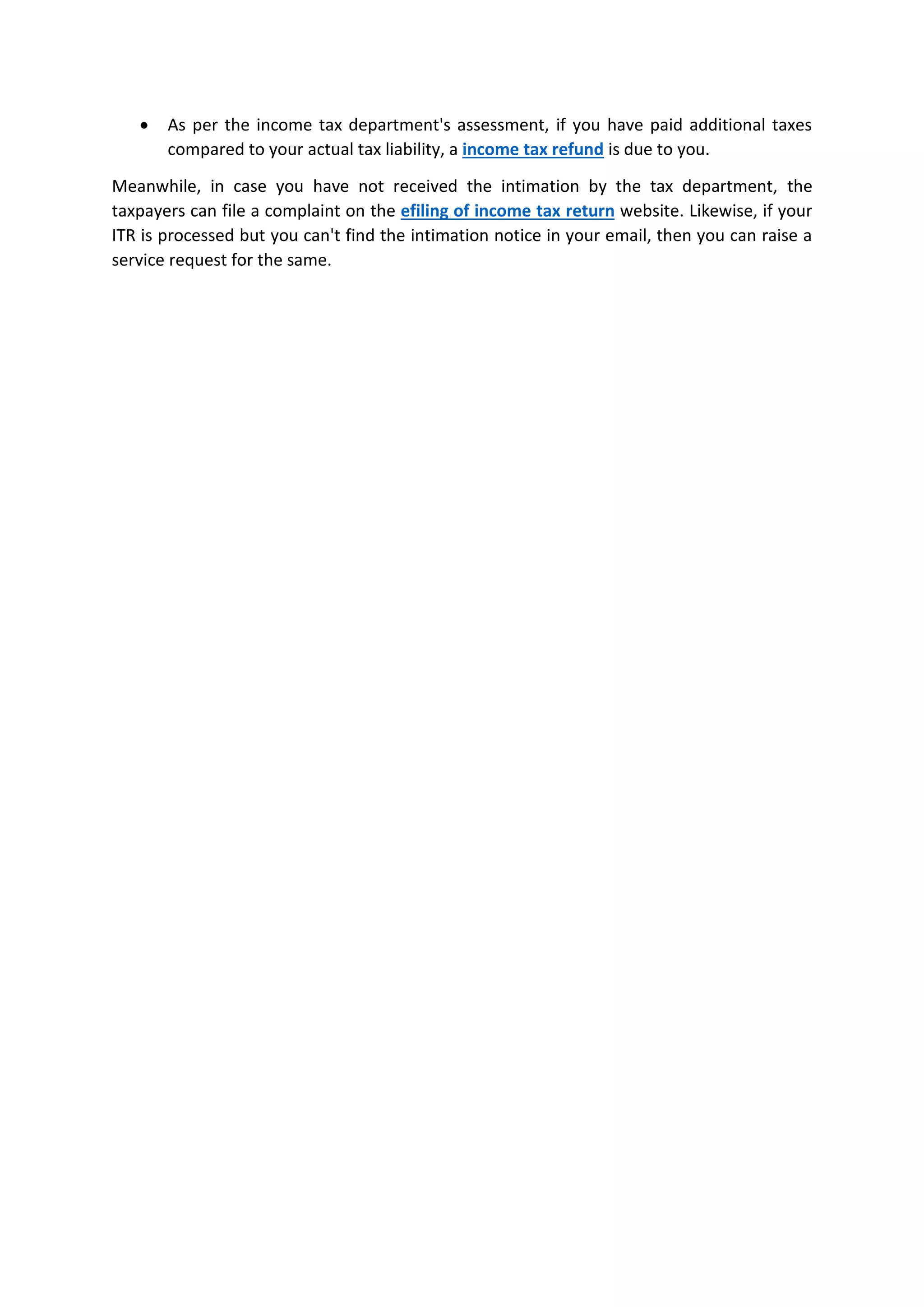 ITR Filing: Know All About Intimation Notice by the Income Tax ...