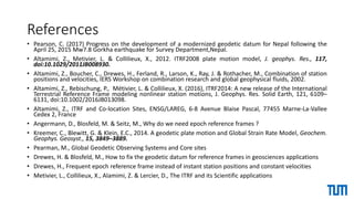 International Terrestrial Reference Frame | PPTX