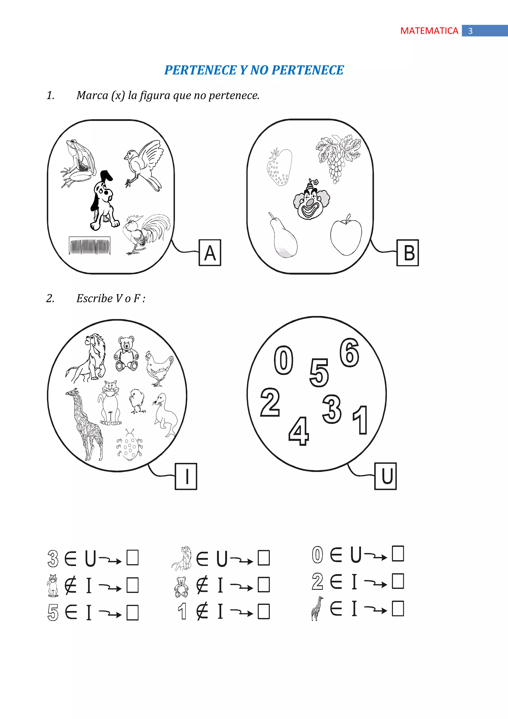 Hojas De Trabajo De Matemáticas De Primer Grado