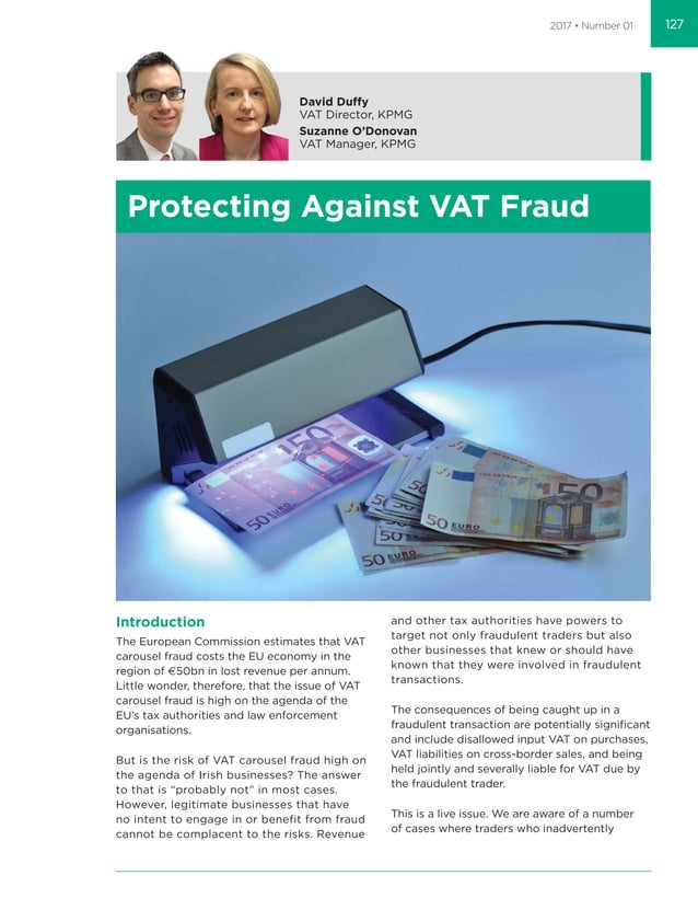 Protecting against VAT fraud | PDF | Business Accounting & Finance ...