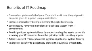 IT Roadmap.pptx | IT and Internet Support | Internet