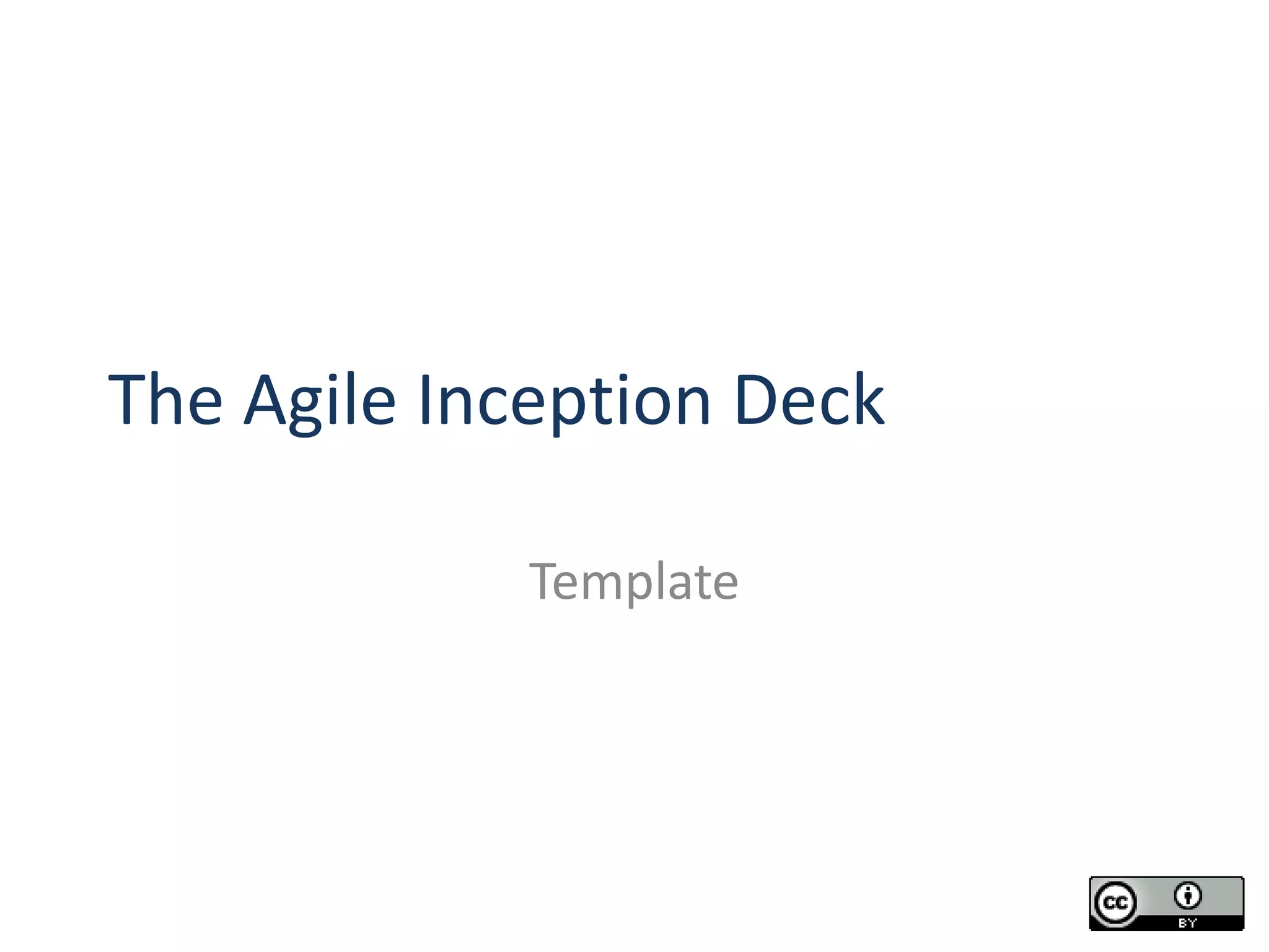 It roadmap inception deck | PPTX