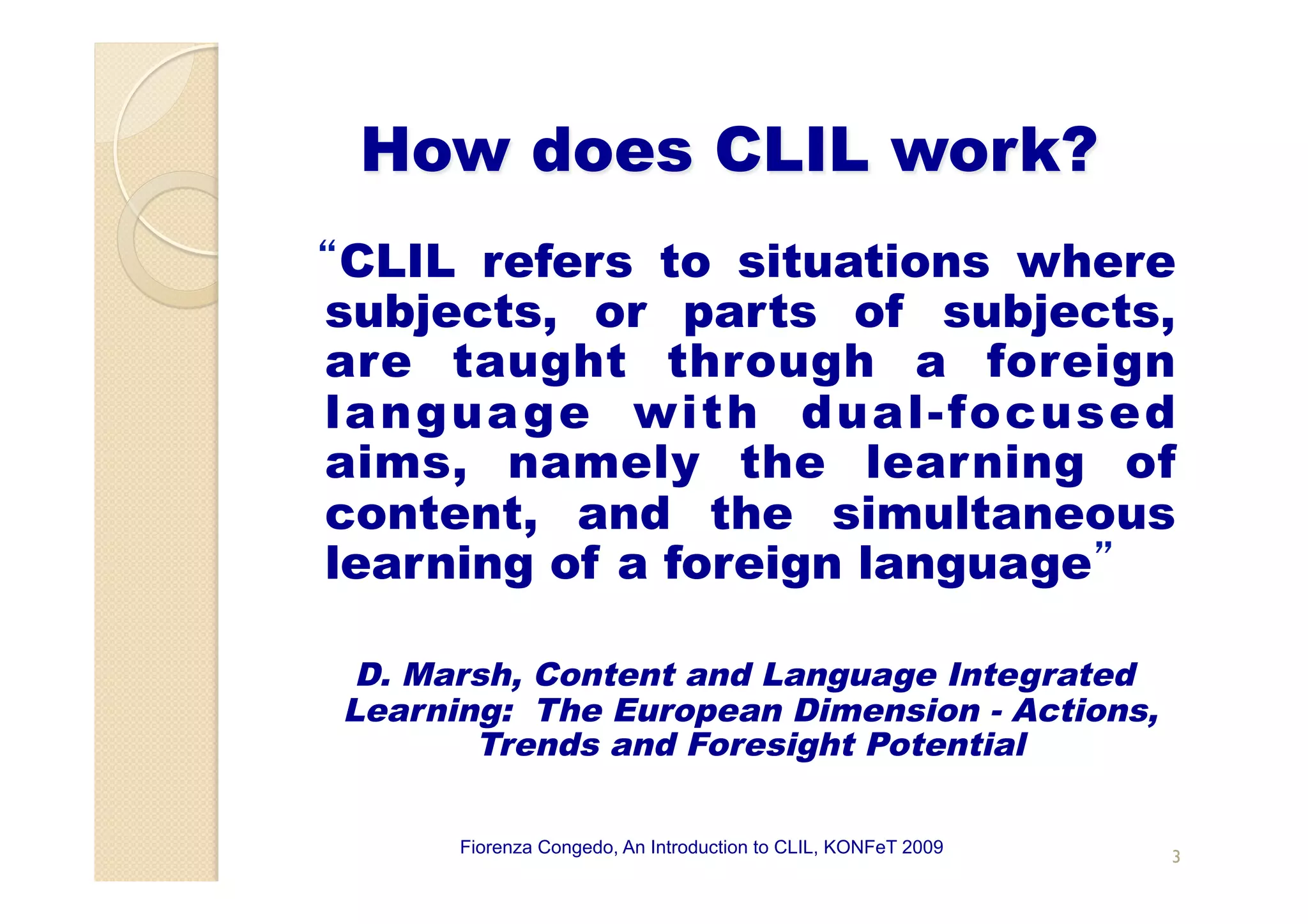 An Introduction To CLIL | PDF