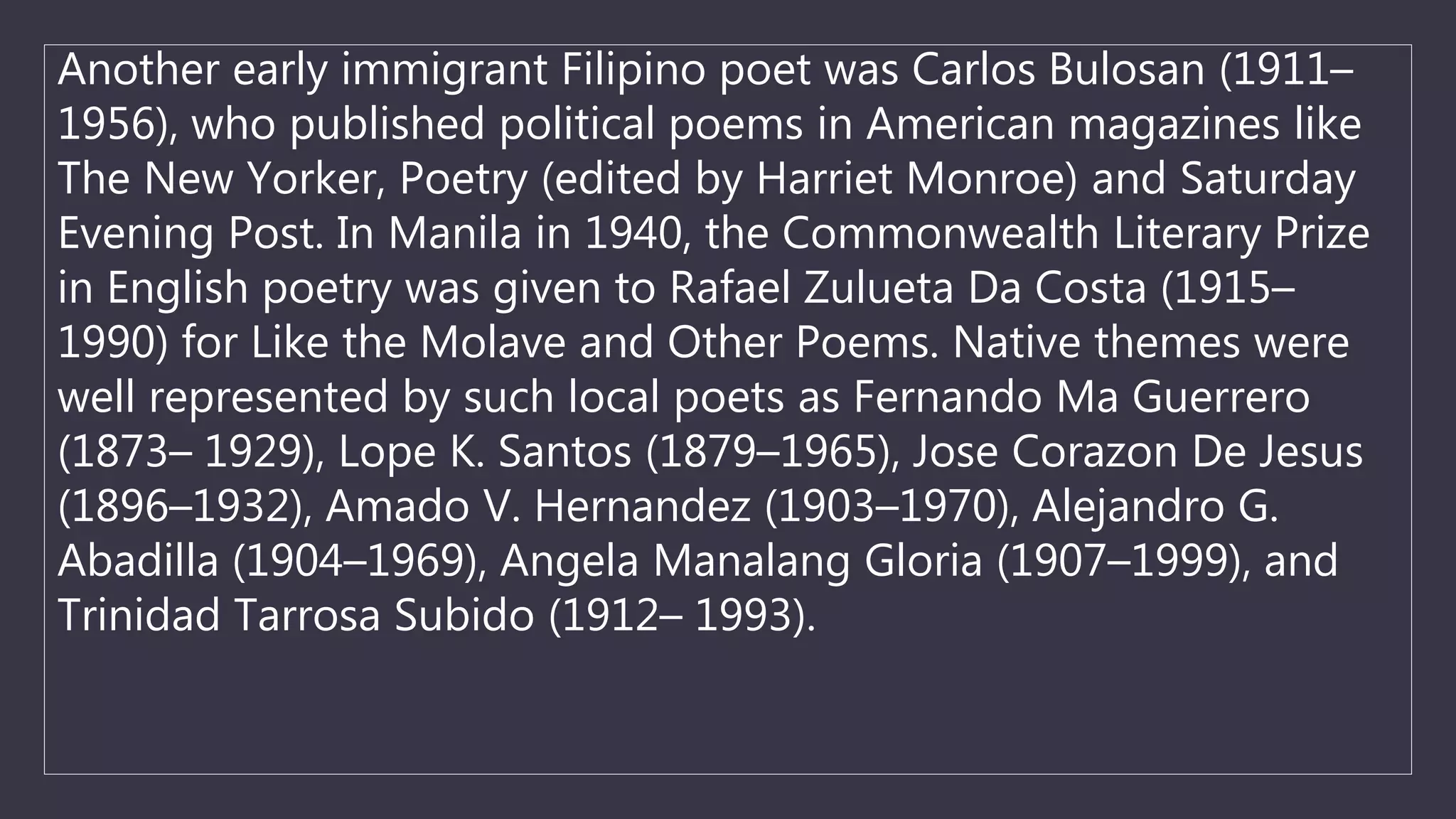 Itroduction to philippine poetry | PPTX