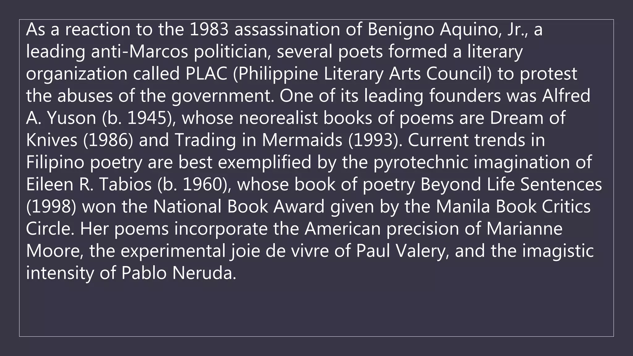 Itroduction to philippine poetry | PPTX