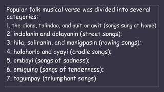 Itroduction to philippine poetry | PPTX