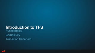 TFS Change Management Training | PPTX
