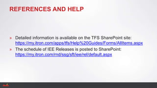 TFS Change Management Training | PPTX