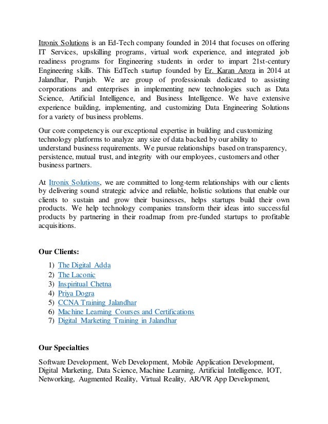 Itronix Solutions Article.docx