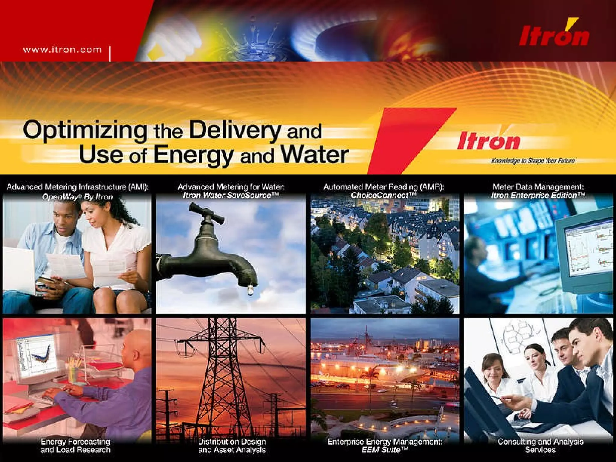 G.E.T. Smart - Smart Grid: Itron Presentation | PPT