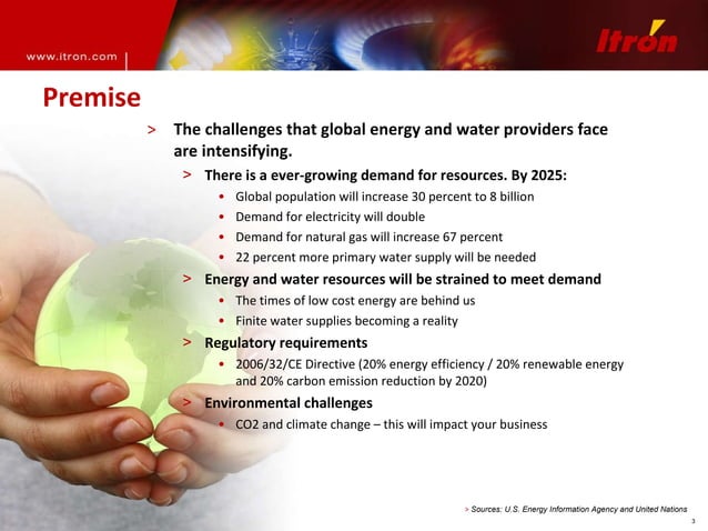 G.E.T. Smart - Smart Grid: Itron Presentation | PPT