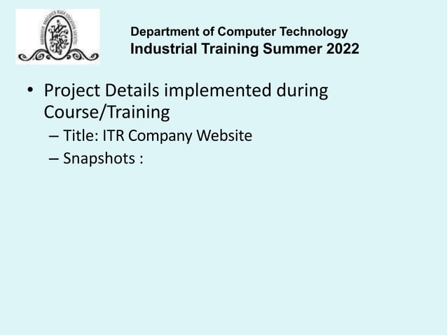 ITR_PPT NPIT.pptx