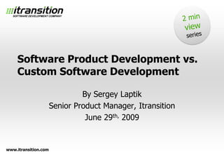 Successful Software Product Development | PPT