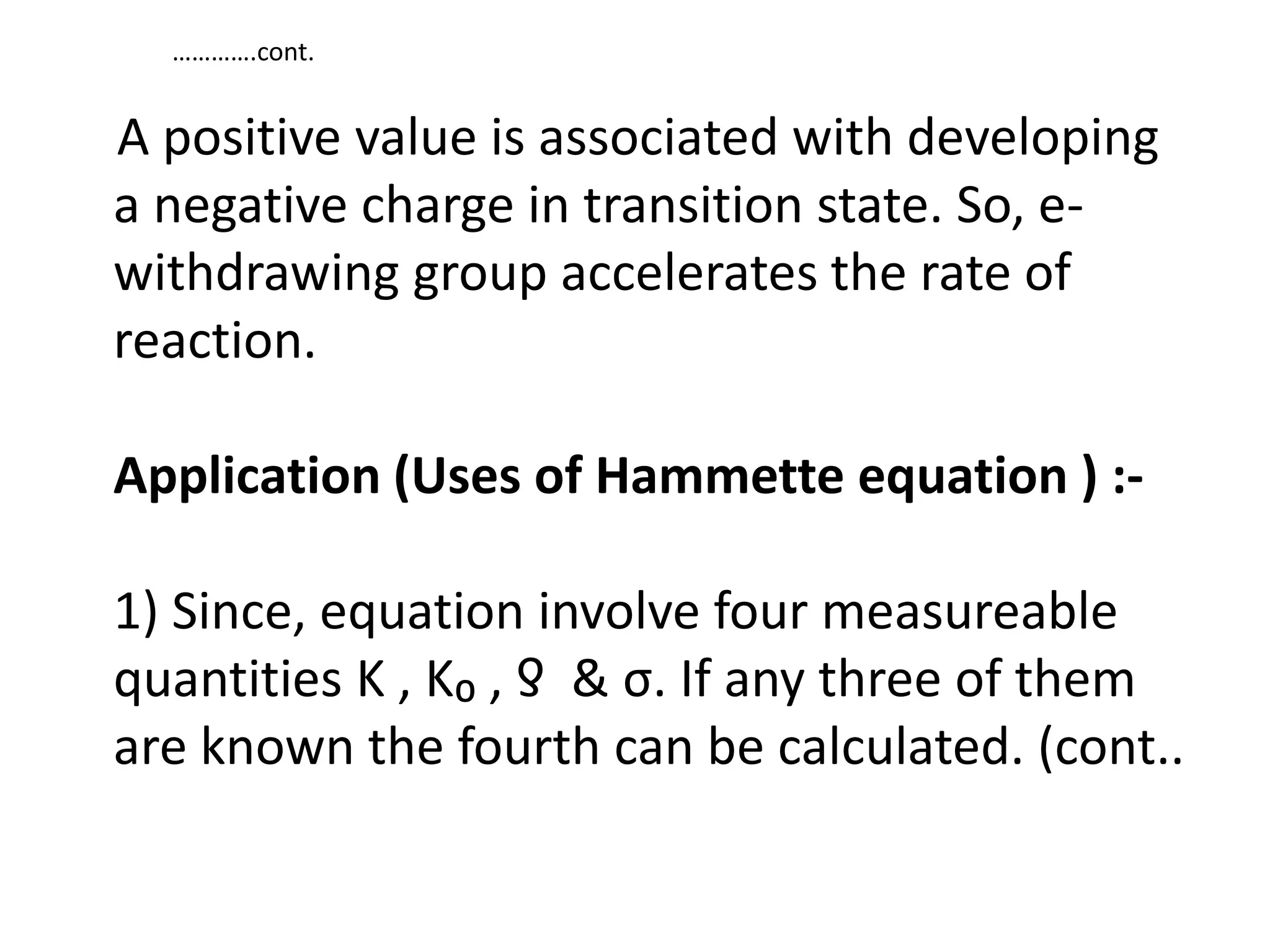 Hammete Equation | PPTX