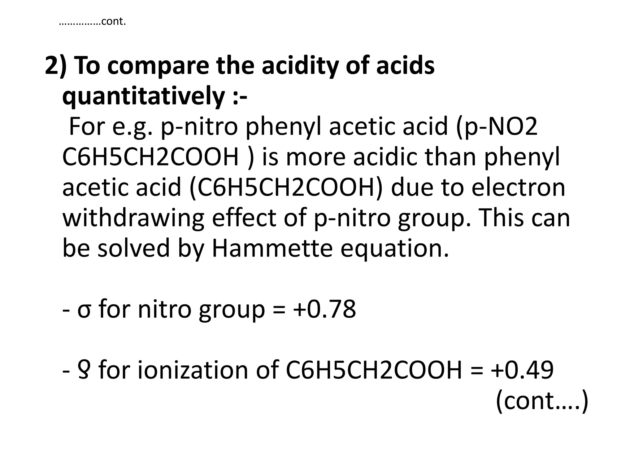 Hammete Equation | PPTX