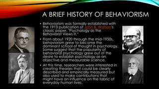 Behaviorism in Psychology | PPT