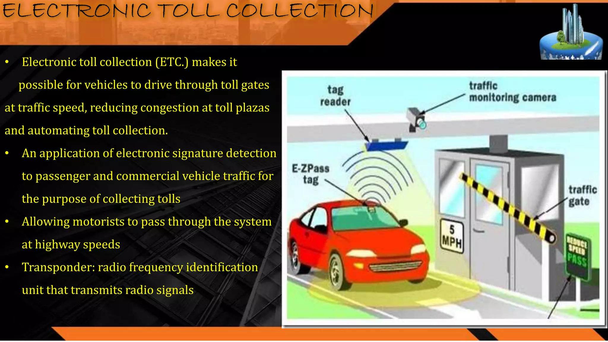 INFRASTRUCTURE FOR SMART CITIES_MOD 3_Intelligent transport systems | PPT